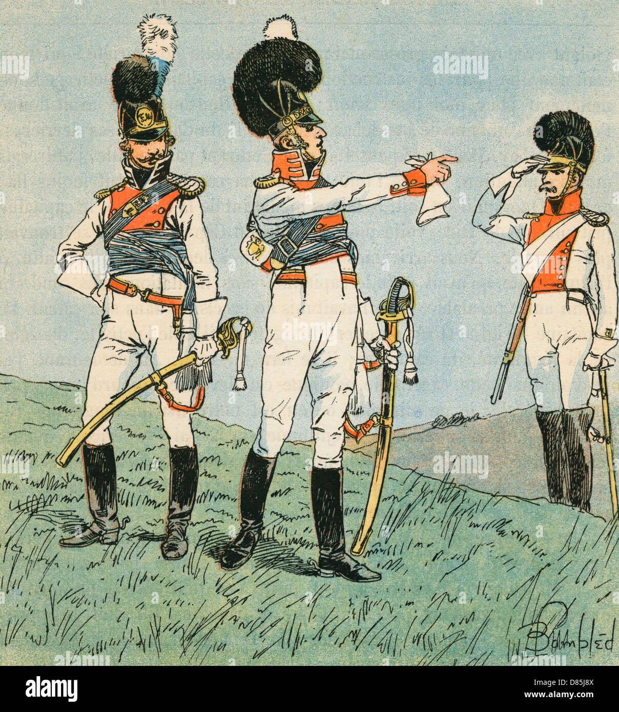 History of french military uniforms hi-res stock photography and images ...