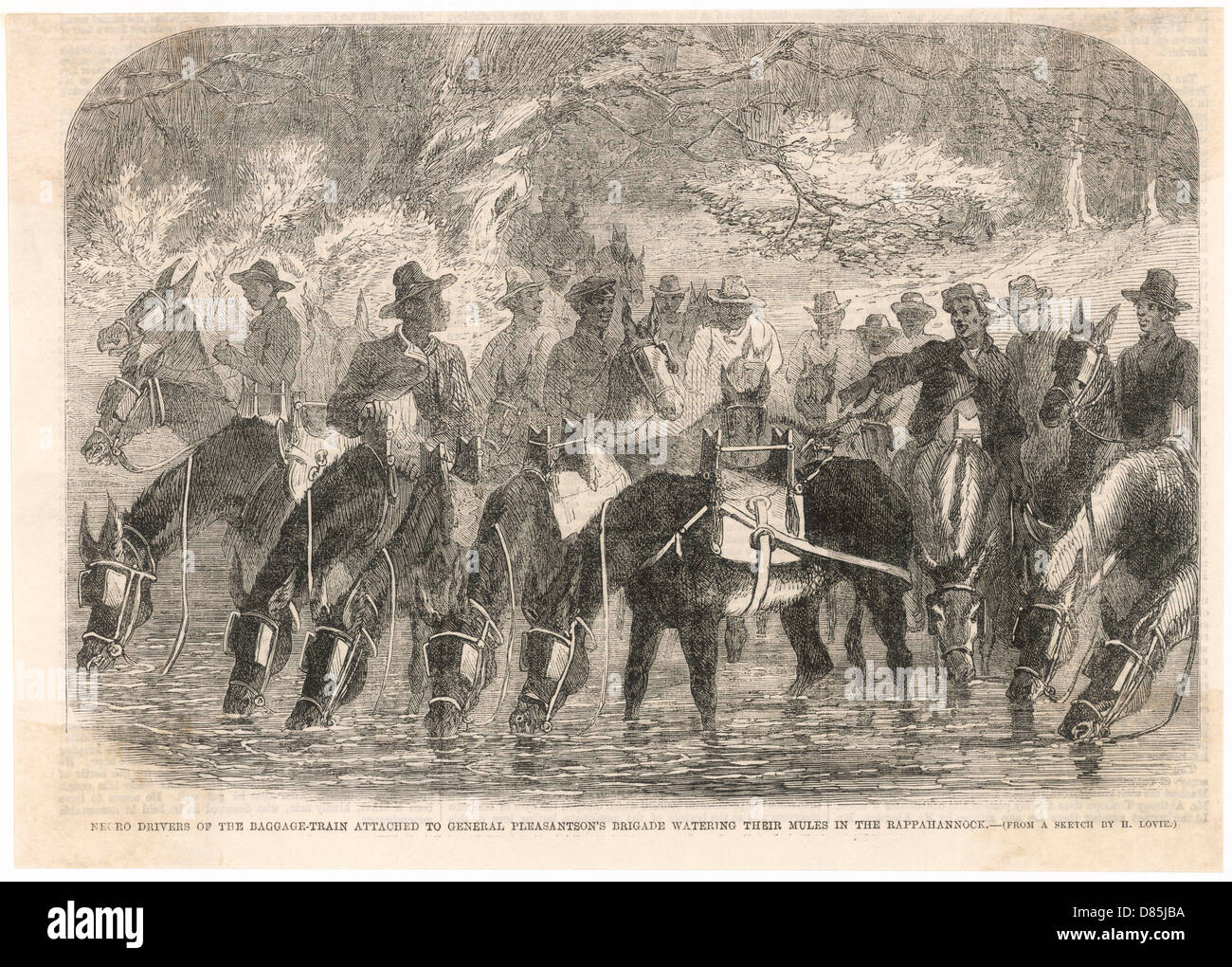 Black Soldiers in Union Army Stock Photo - Alamy