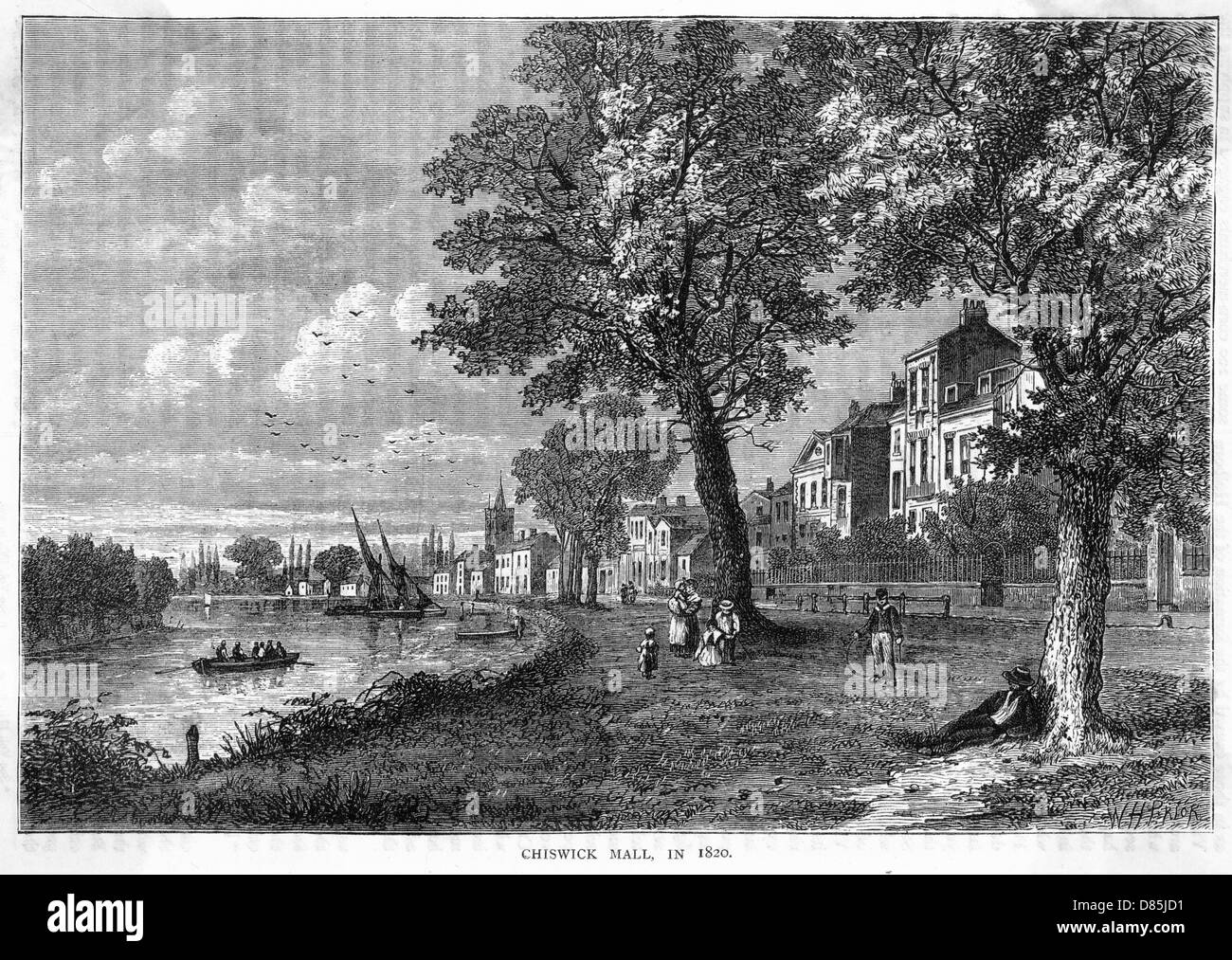 Chiswick mall chiswick london hi-res stock photography and images - Alamy