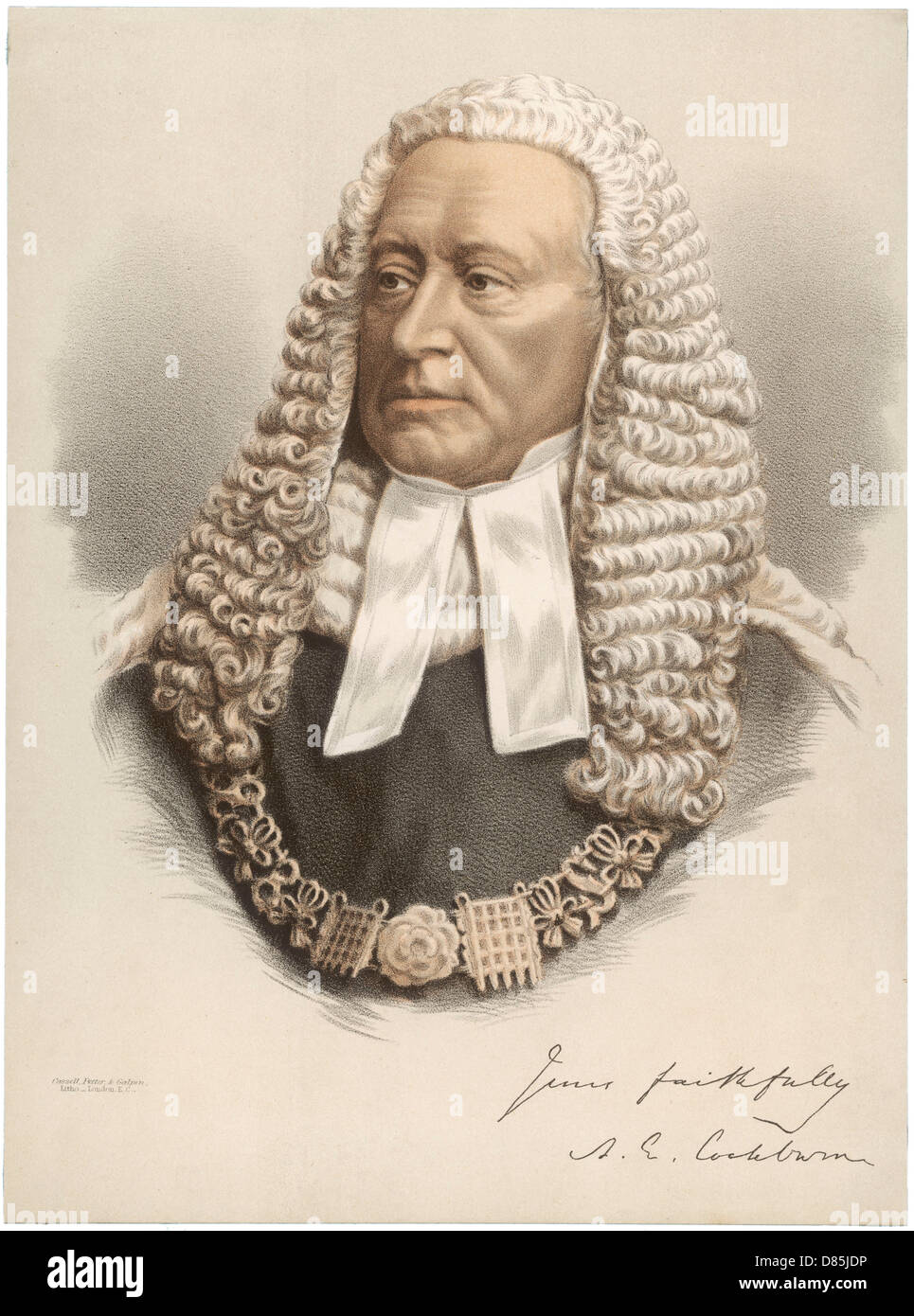 Sir Alexander Cockburn Stock Photo - Alamy
