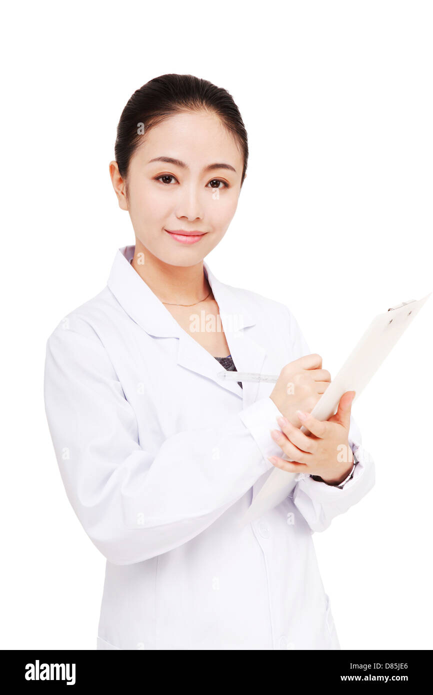 The young female doctor portrait Stock Photo - Alamy