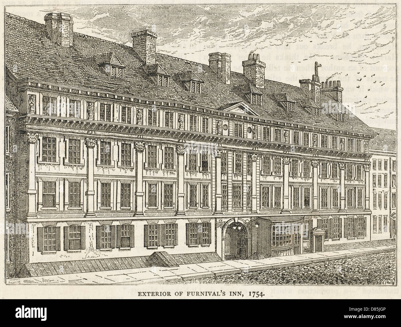 FURNIVAL'S INN LONDON Stock Photo - Alamy