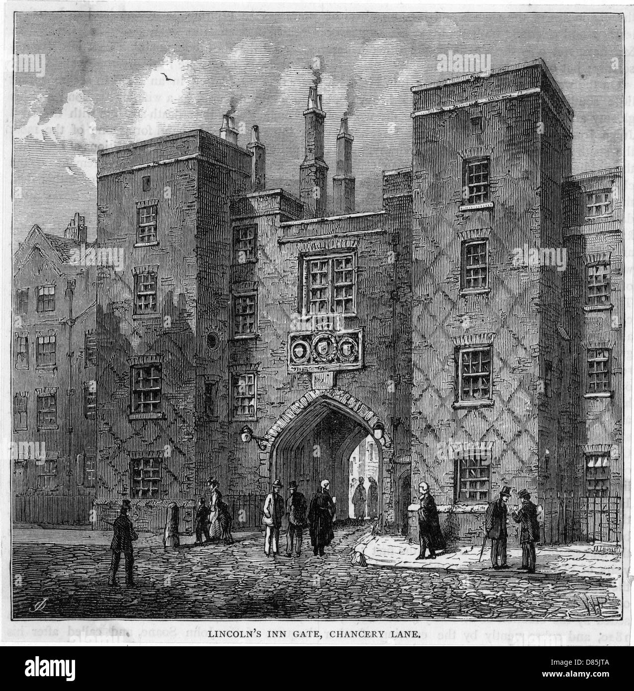 Lincolns inn gate hi-res stock photography and images - Alamy