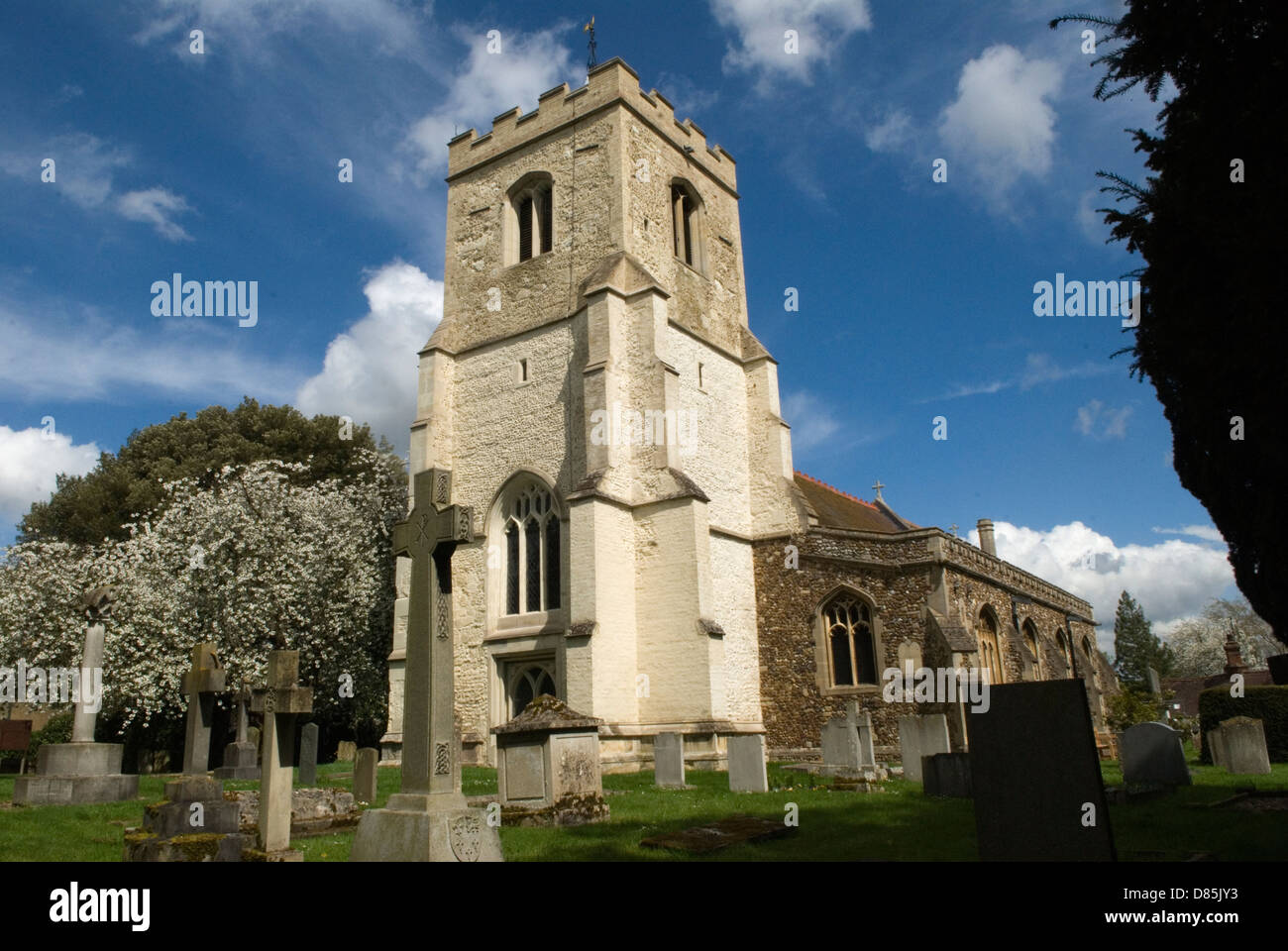 Grantchester Cambridgeshire UK St Andrew and St Mary is the parish ...