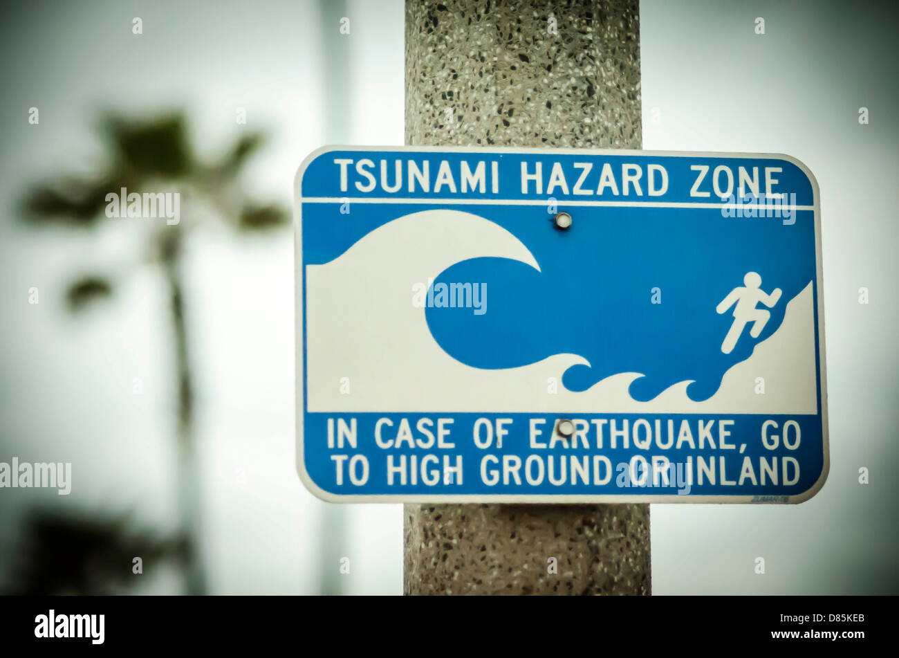 Disaster hazard sign hi-res stock photography and images - Alamy