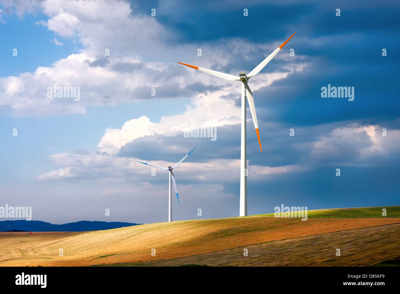Global wind energy Stock Photo - Alamy