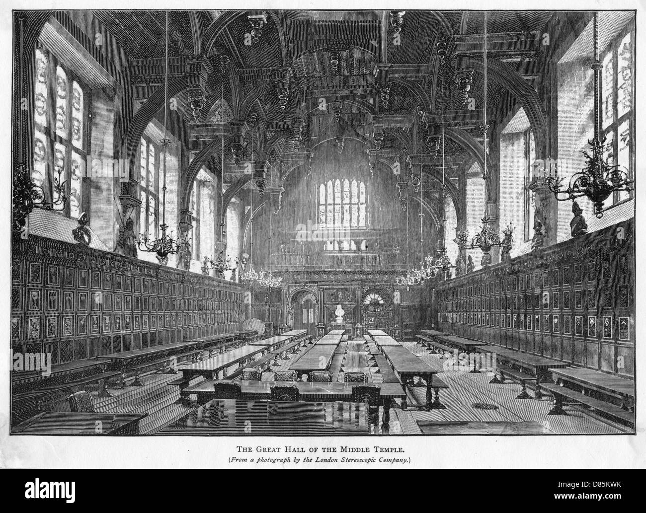 Middle temple hall london hi-res stock photography and images - Alamy