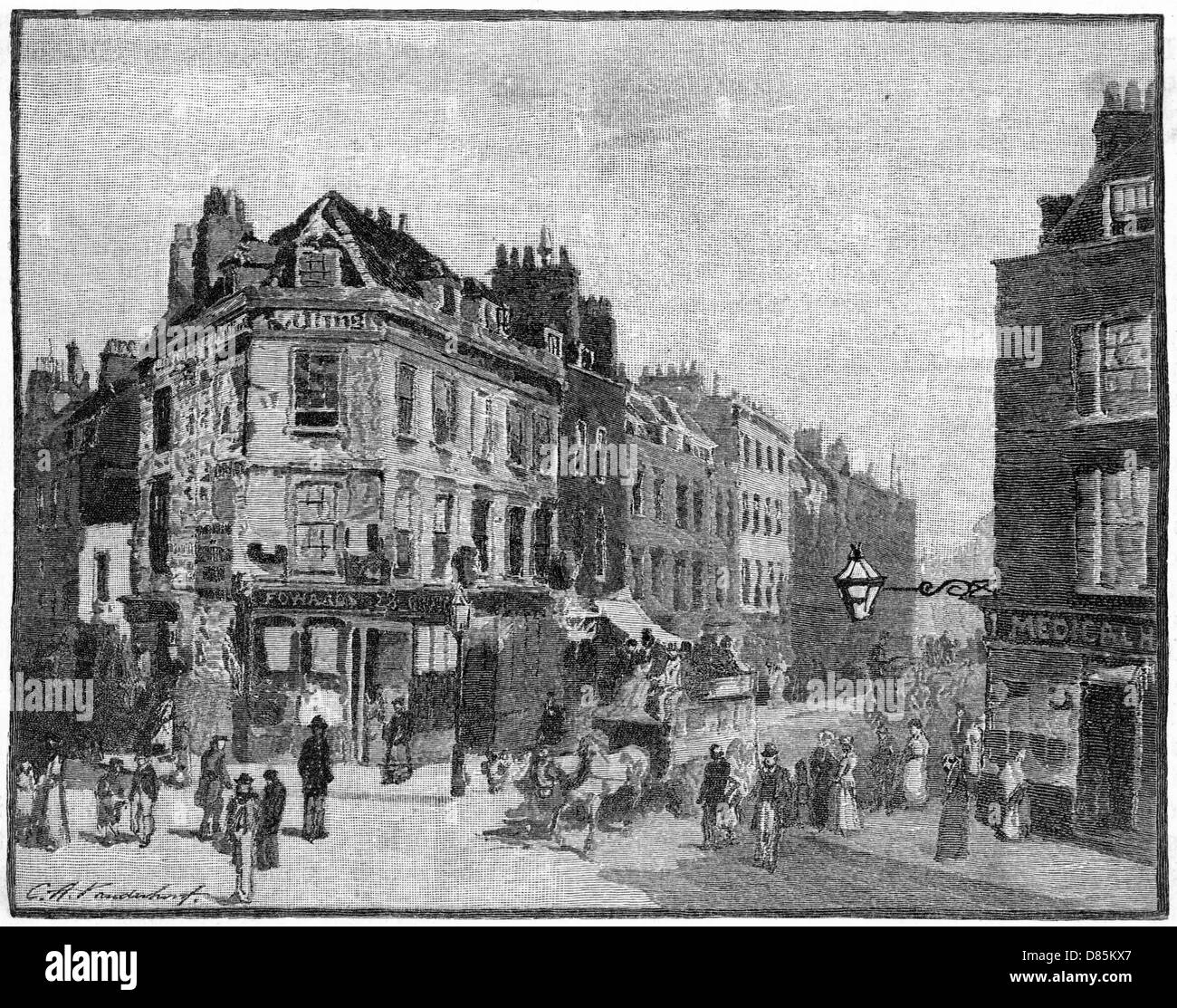 SEVEN DIALS LONDON Stock Photo - Alamy
