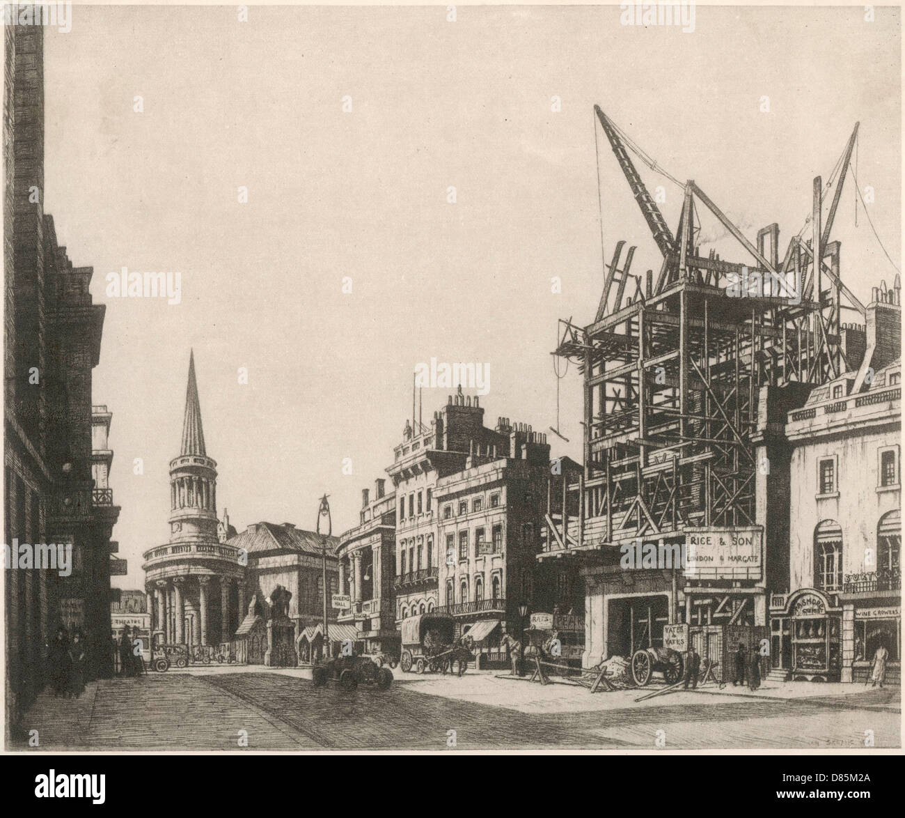 REGENT STREET BUILDING Stock Photo - Alamy