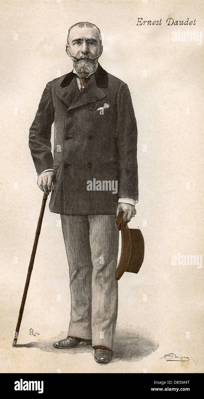 Alphonse daudet portrait hi-res stock photography and images - Alamy