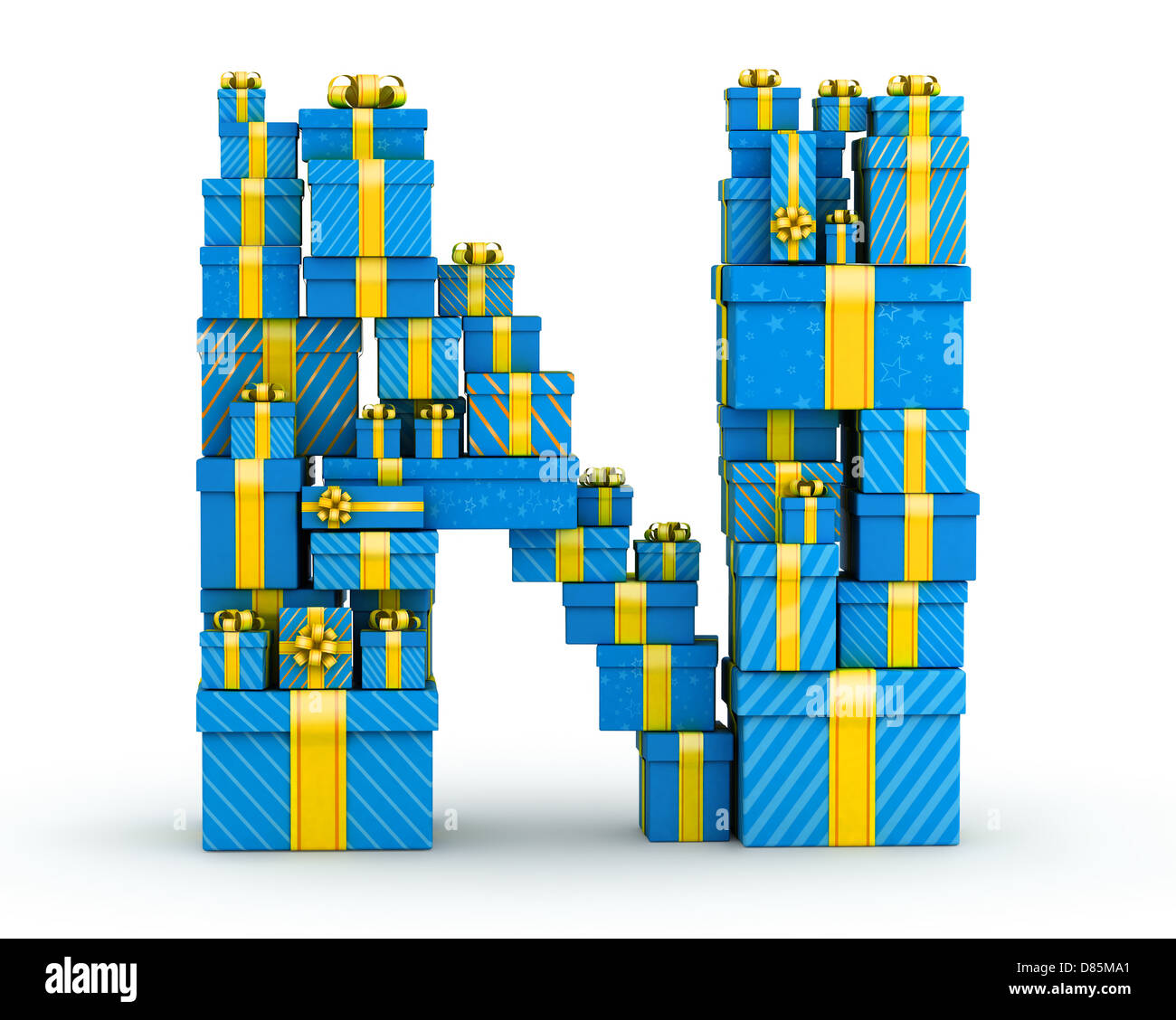 N blue Cut Out Stock Images & Pictures - Alamy