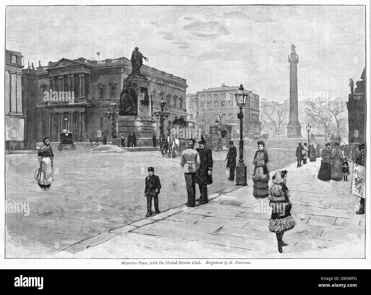 Waterloo square Black and White Stock Photos & Images - Alamy