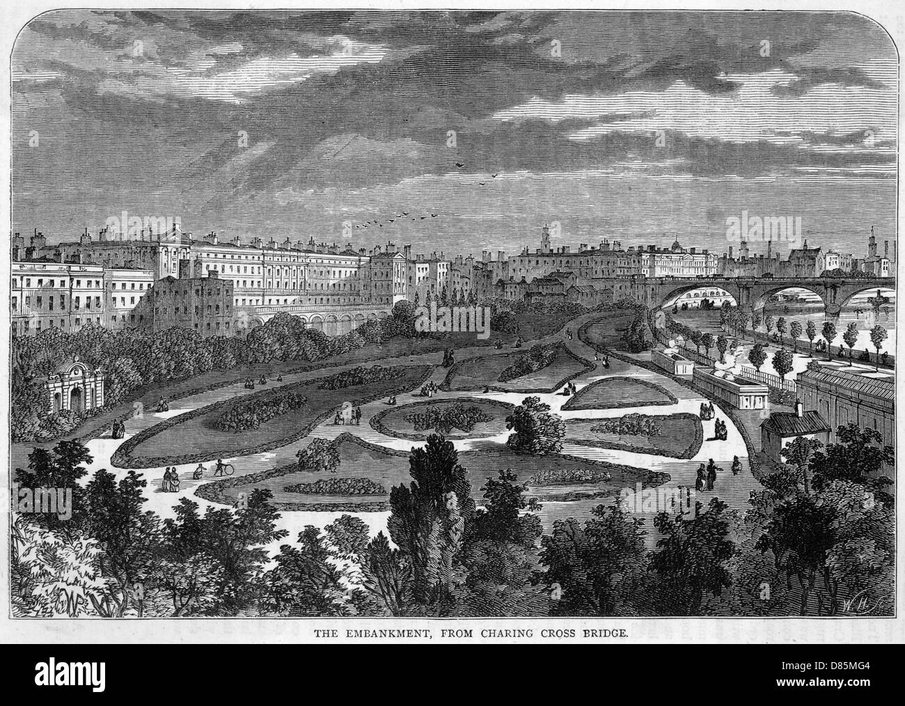 Embankment gardens hi-res stock photography and images - Alamy