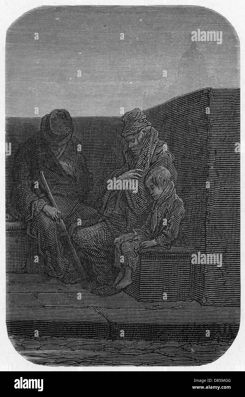 Homeless on embankment hi-res stock photography and images - Alamy
