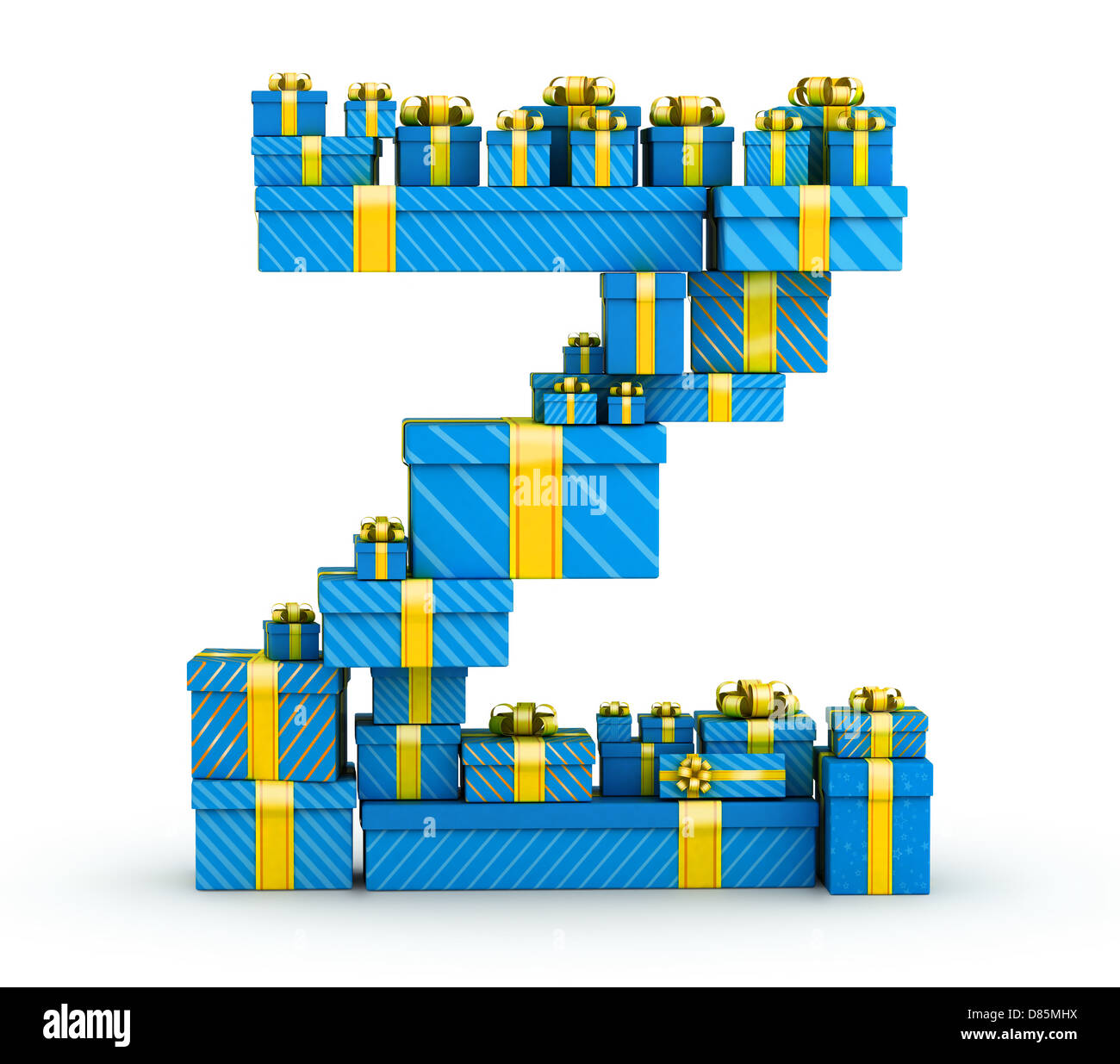 Blue letter z hi-res stock photography and images - Alamy