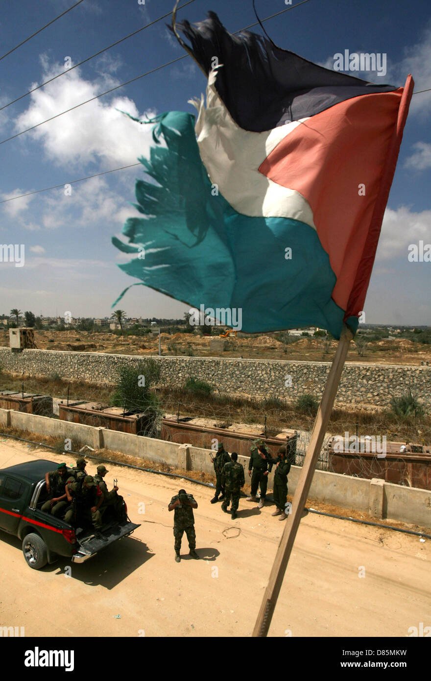 May 20, 2013 - Rafah, Gaza Strip, Palestinian Territory - A Palestinian ...