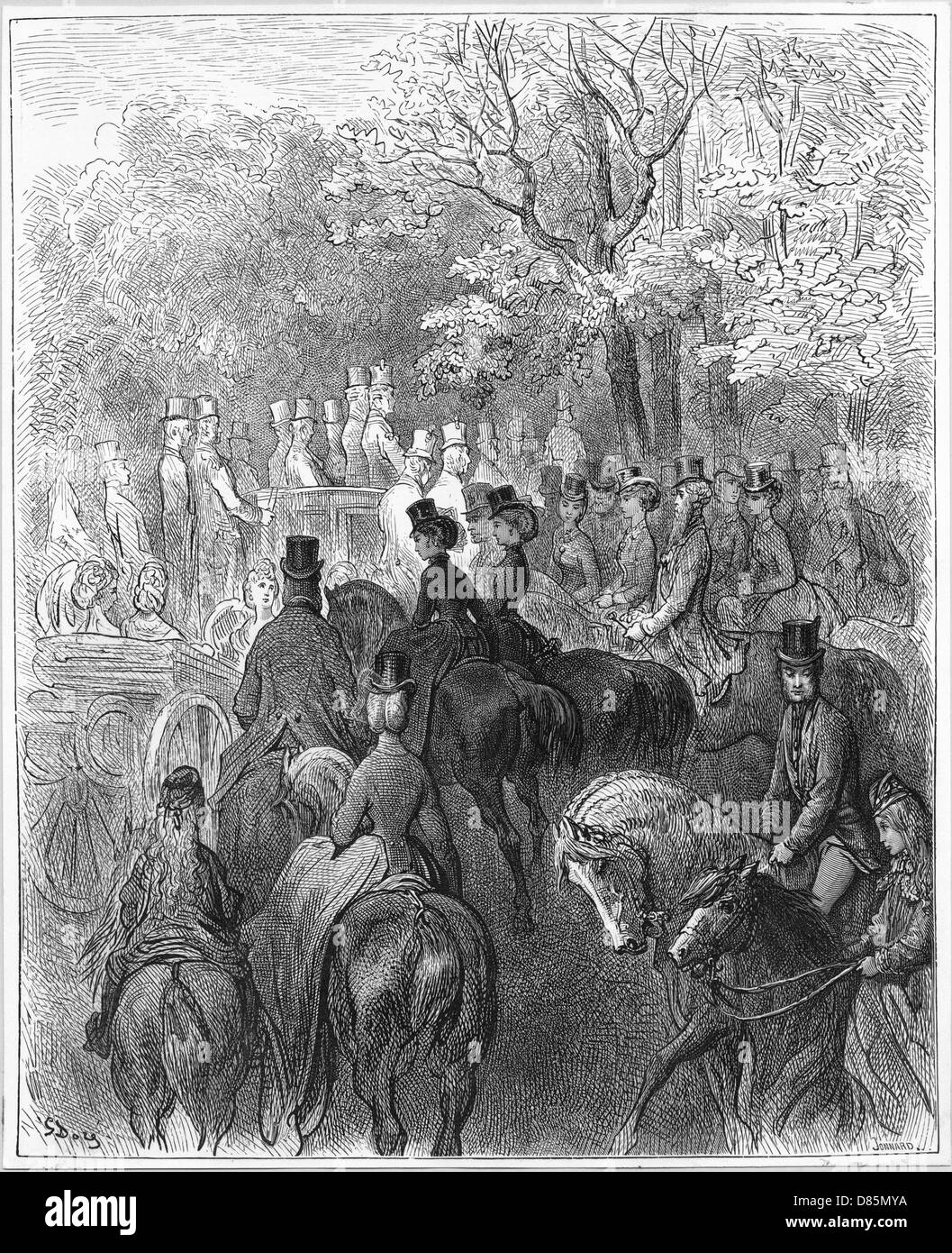 Row hyde park london england hi-res stock photography and images - Alamy