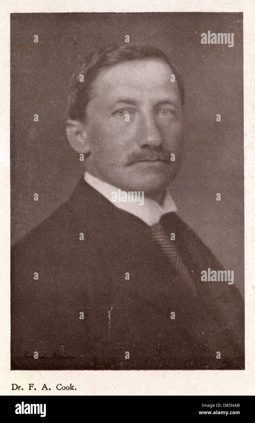 Frederick Albert Cook Stock Photo - Alamy