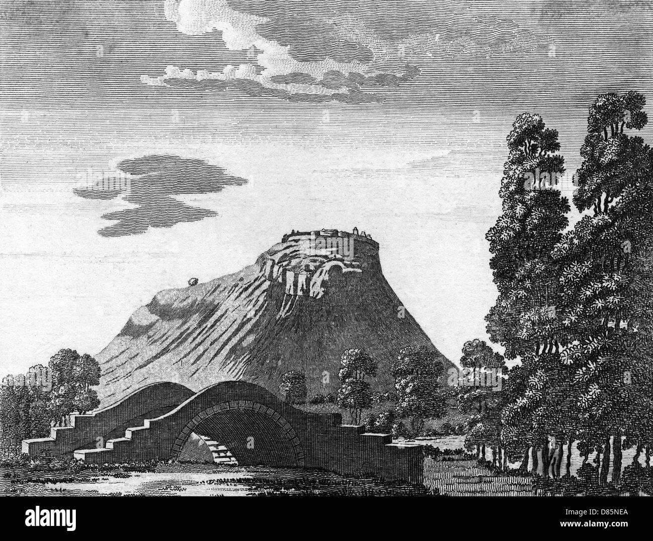 Beeston castle england Black and White Stock Photos & Images - Alamy