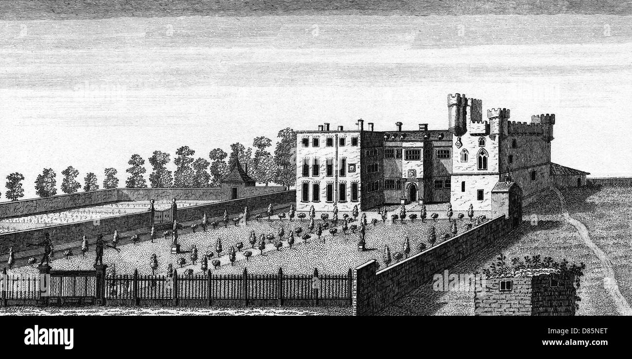 Belsay castle hi-res stock photography and images - Alamy