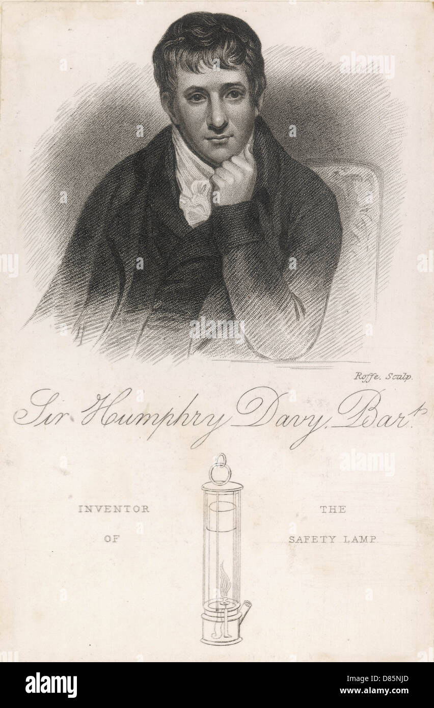 Sir Humphry Davy Stock Photo - Alamy