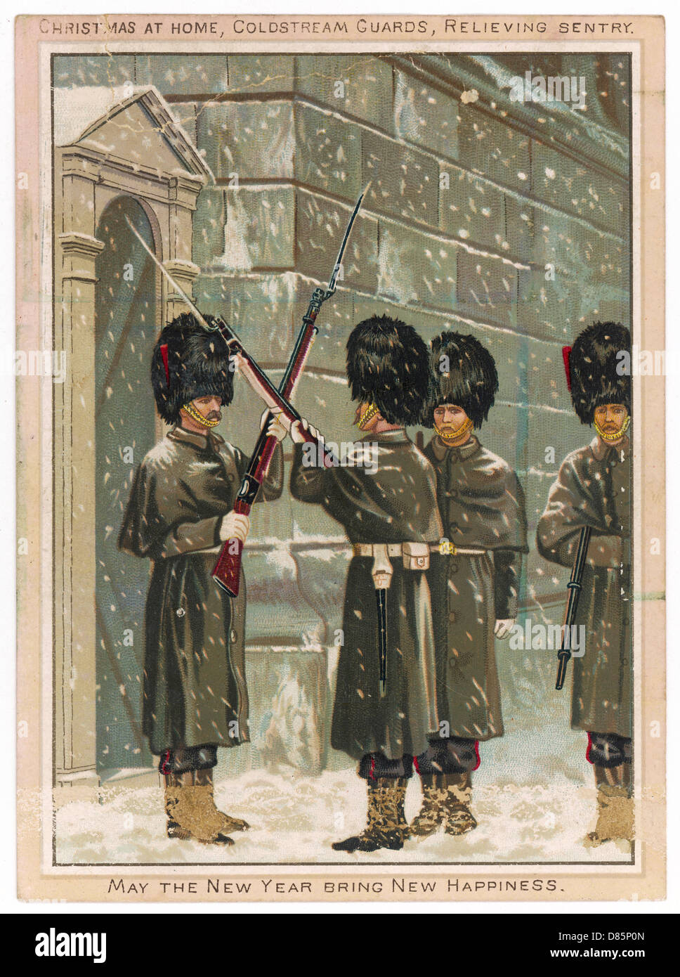 A sentry being relieved (Coldstream Guards Stock Photo - Alamy