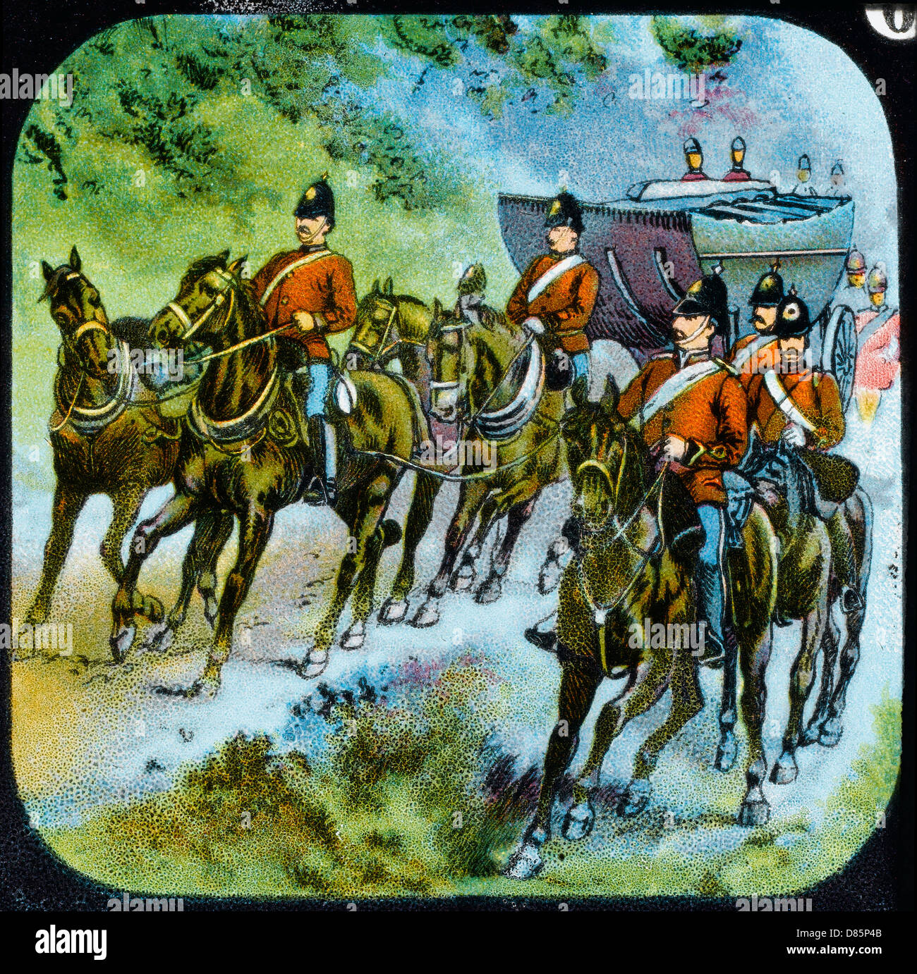 Cavalry transporting weapons Stock Photo - Alamy