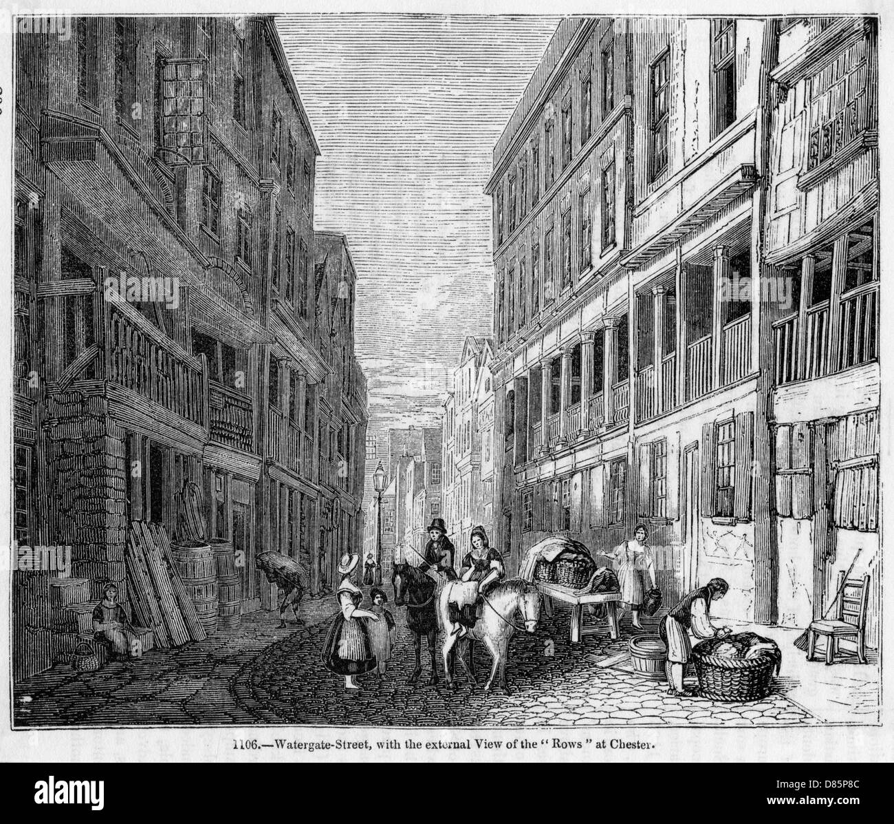 Watergate Street in Chester Stock Photo - Alamy