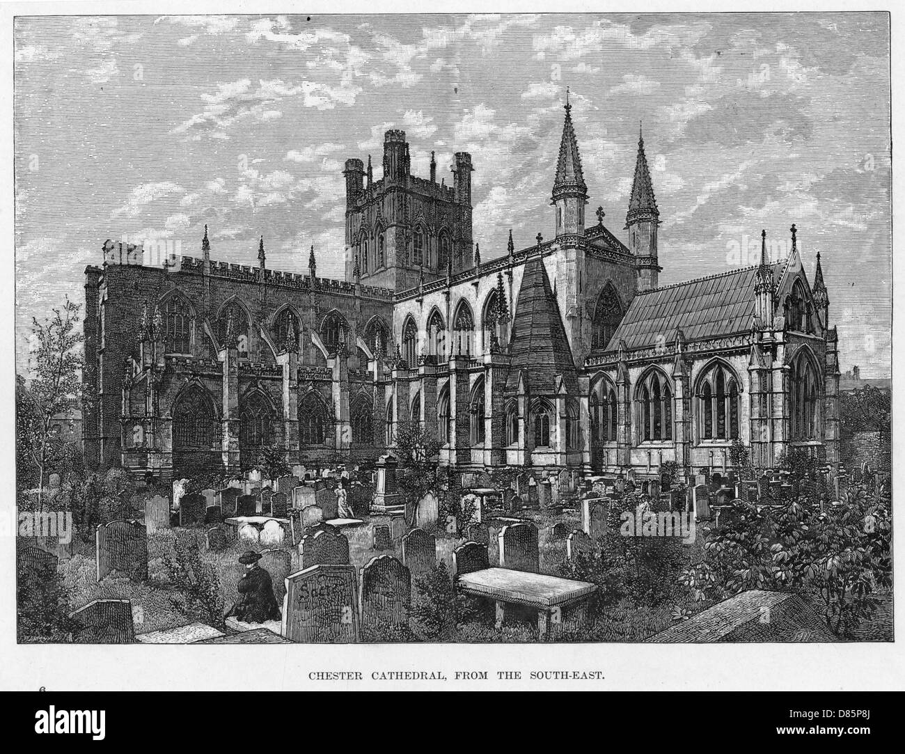Chester cheshire england Black and White Stock Photos & Images - Alamy