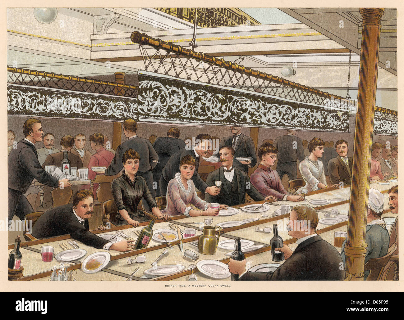 Passengers eating dinner on a cruise ship Stock Photo - Alamy