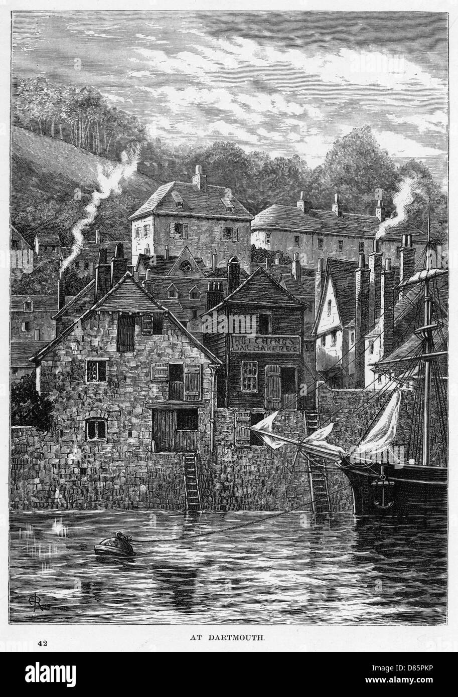 Dartmouth devon england Black and White Stock Photos & Images - Alamy