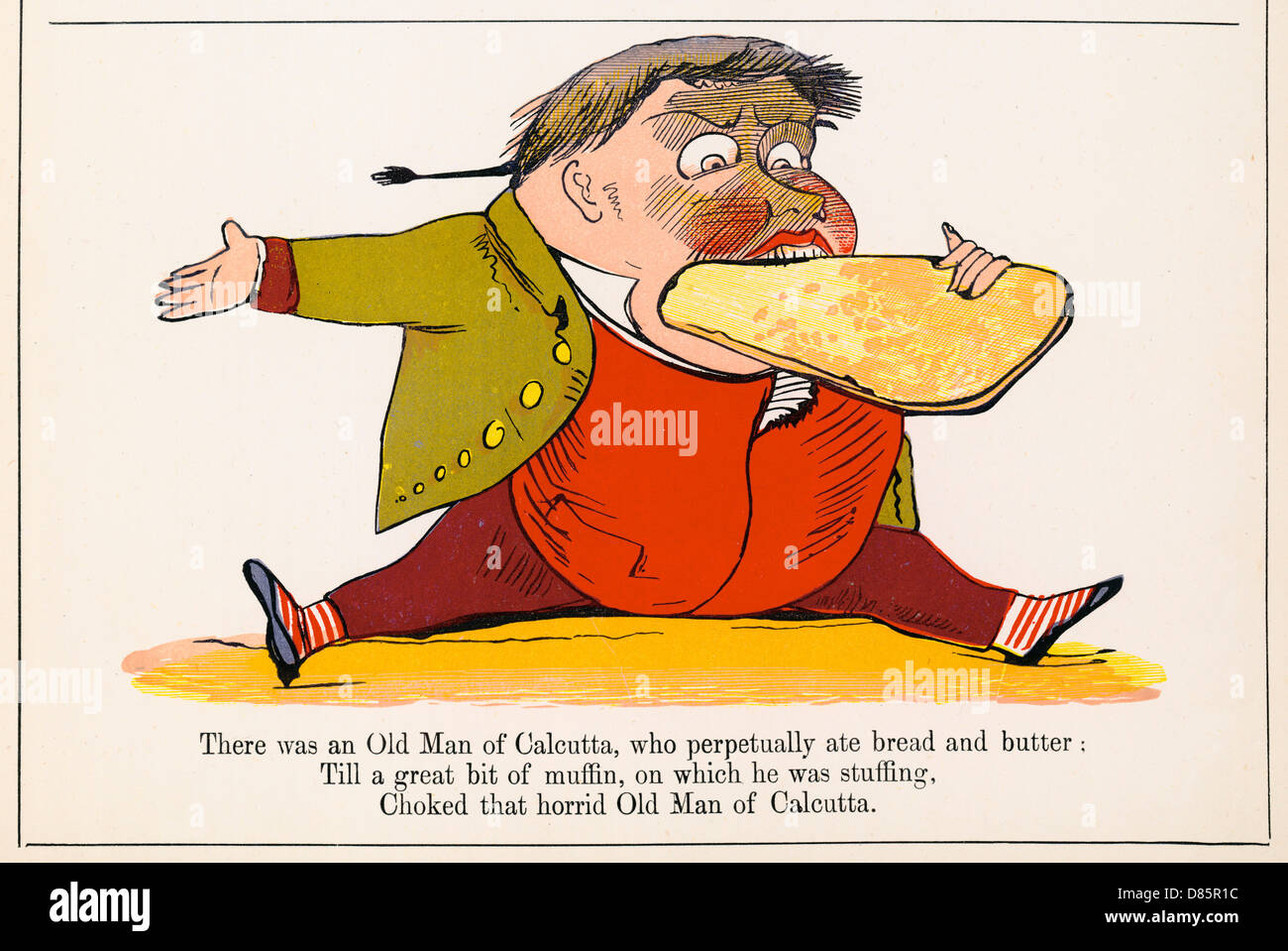 Old Man of Calcutta, Edward Lear Stock Photo - Alamy