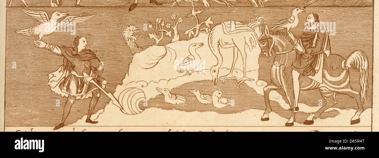 Medieval falconry hi-res stock photography and images - Alamy