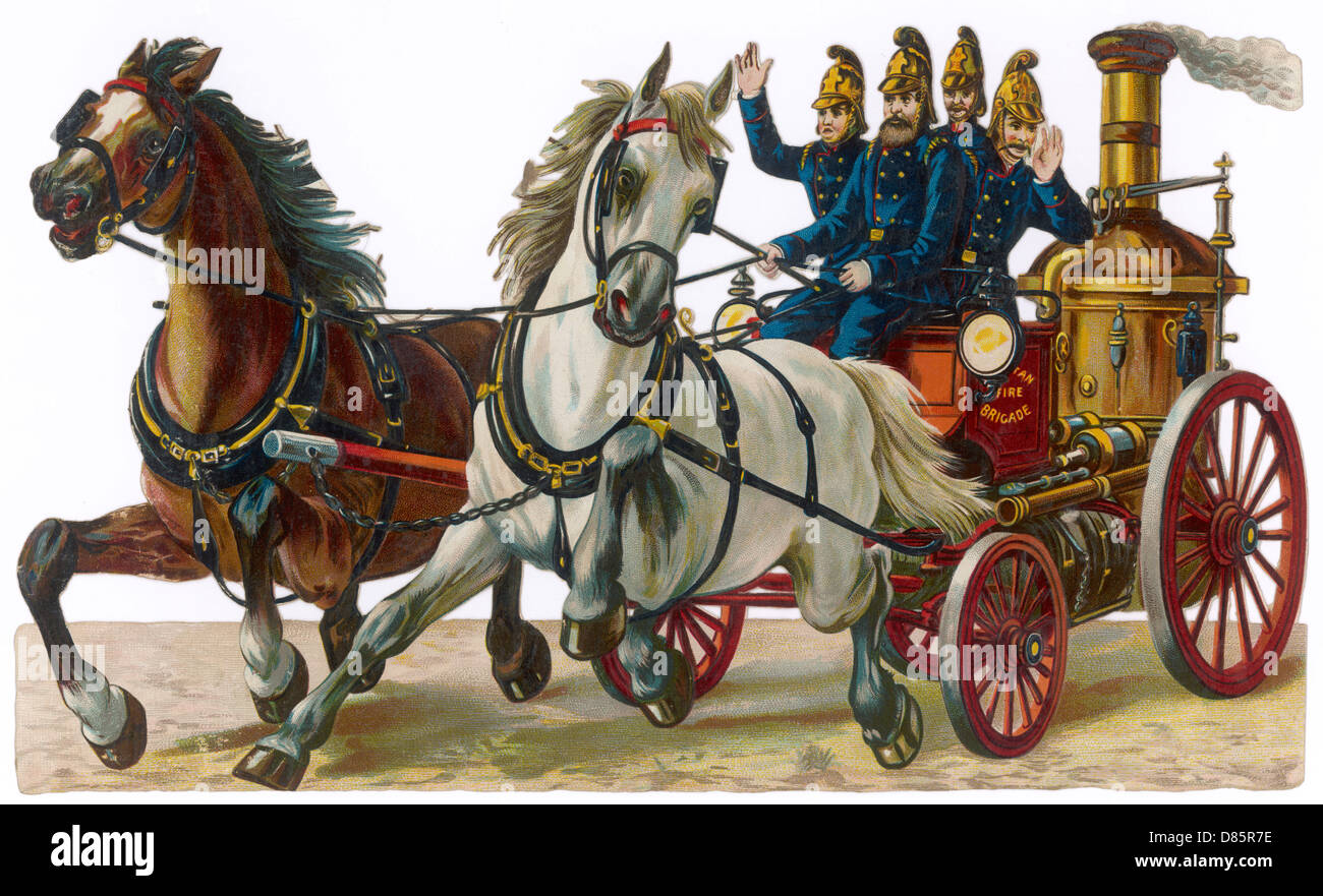 Horse Drawn Fire Engine High Resolution Stock Photography and Images ...