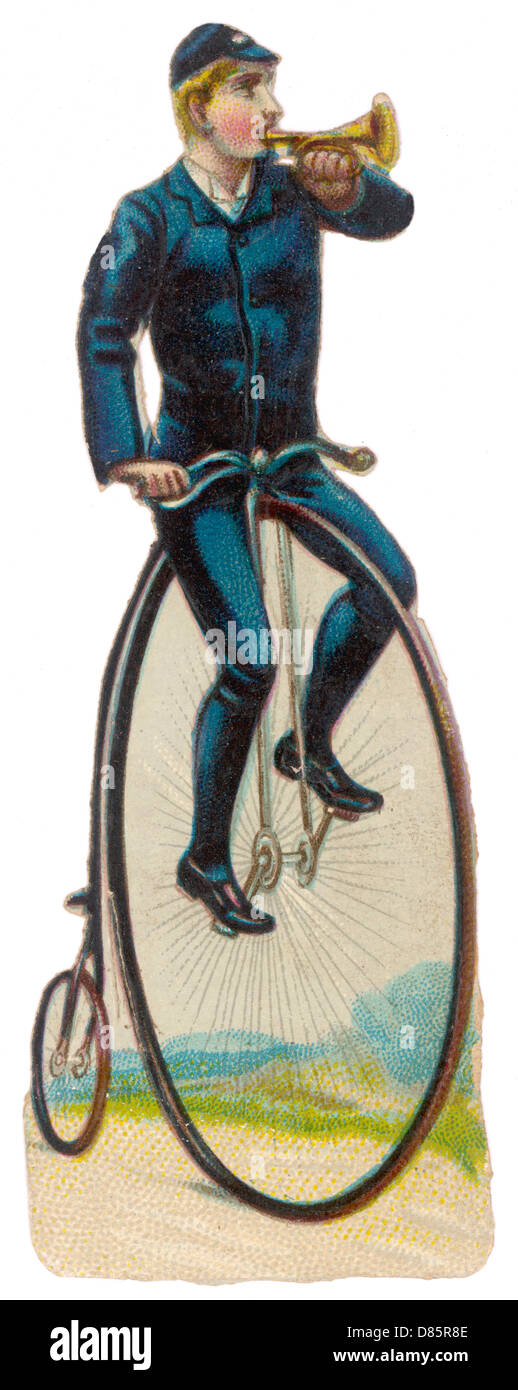 Penny farthing rider hi-res stock photography and images - Alamy