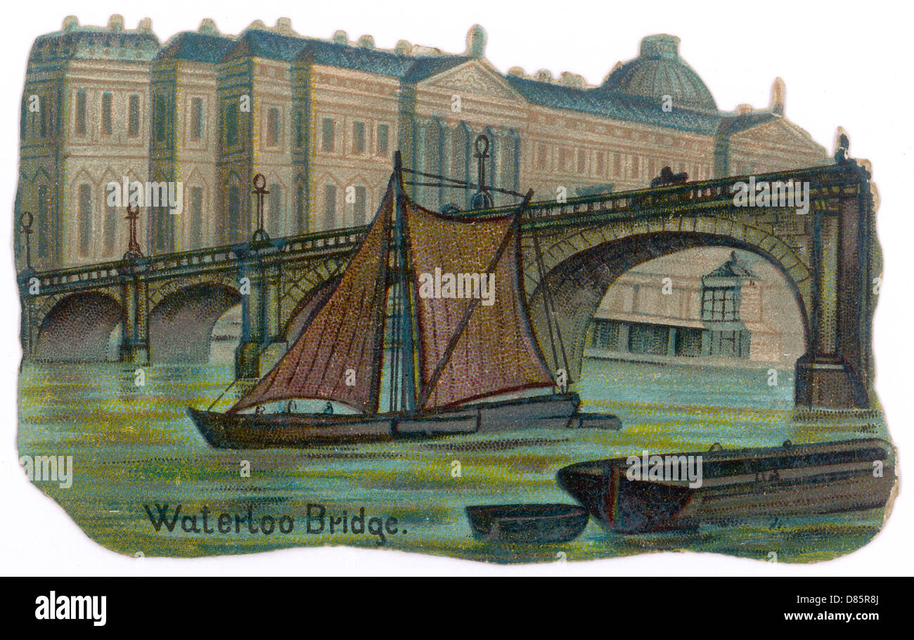 London bridge circa 1890 hi-res stock photography and images - Alamy