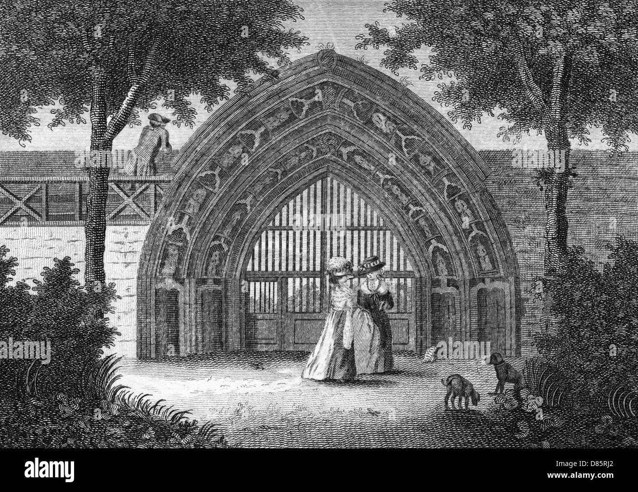 Evesham worcestershire england Black and White Stock Photos & Images ...