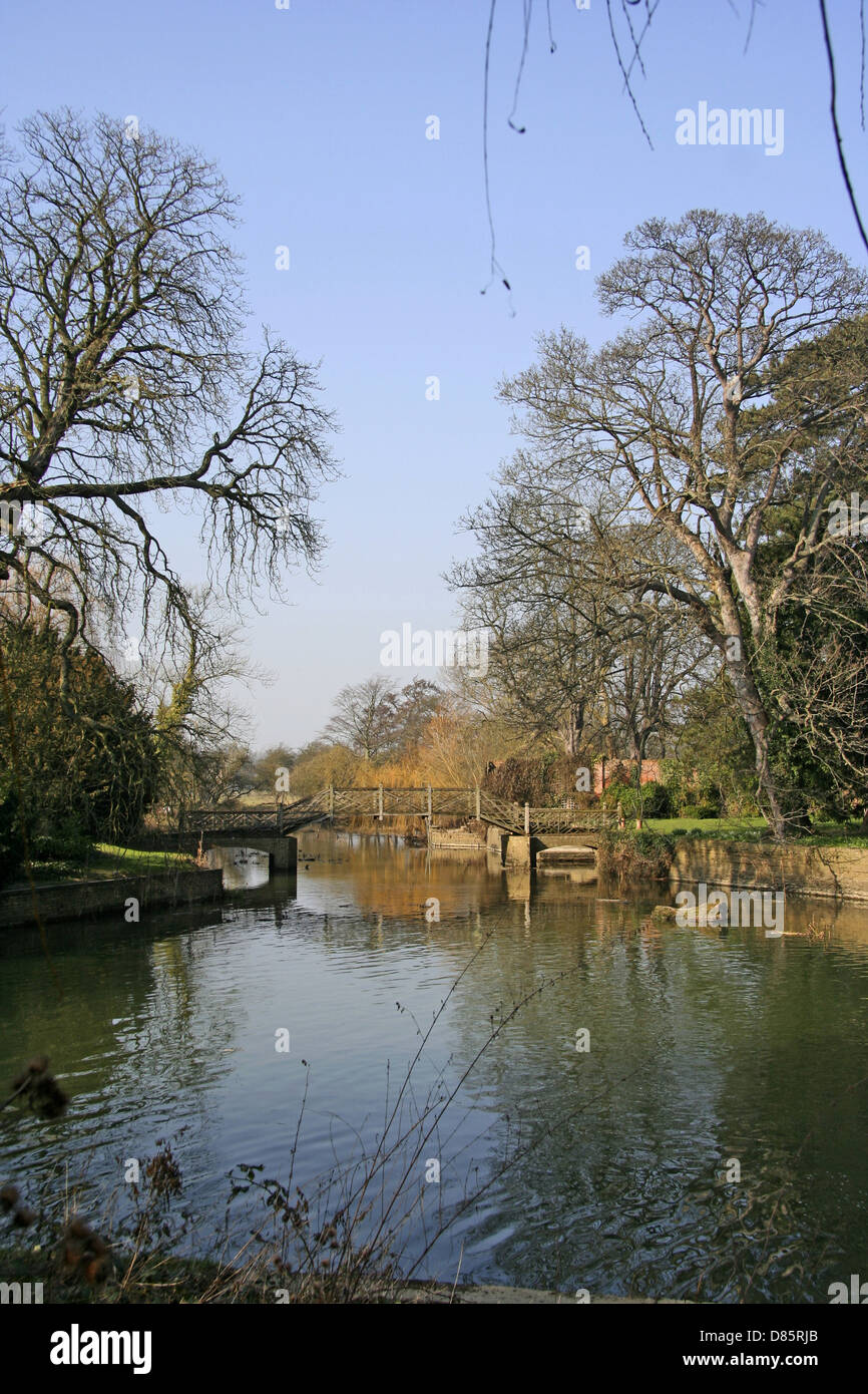 The smaller Chinese Bridge at Godmanchester on The Great River Ouse ...