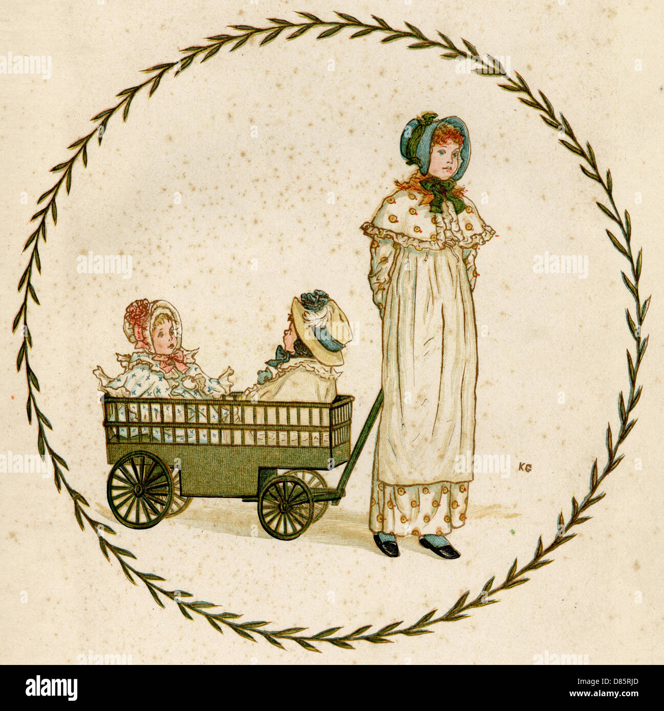 Victorian mother and children hi-res stock photography and images - Alamy