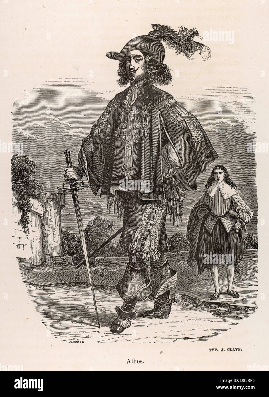 Athos Of The Three Musketeers Stock Photo - Alamy