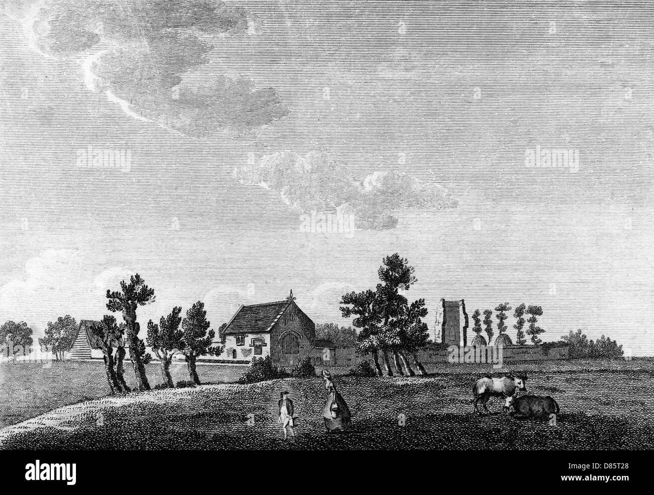 Godstow nunnery Black and White Stock Photos & Images - Alamy