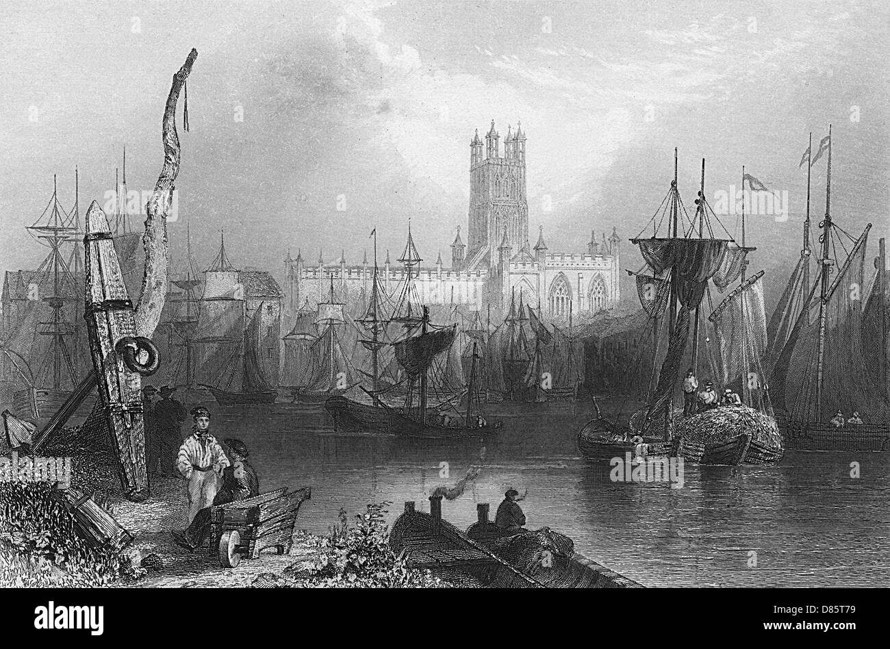 Gloucester and england Black and White Stock Photos & Images - Alamy