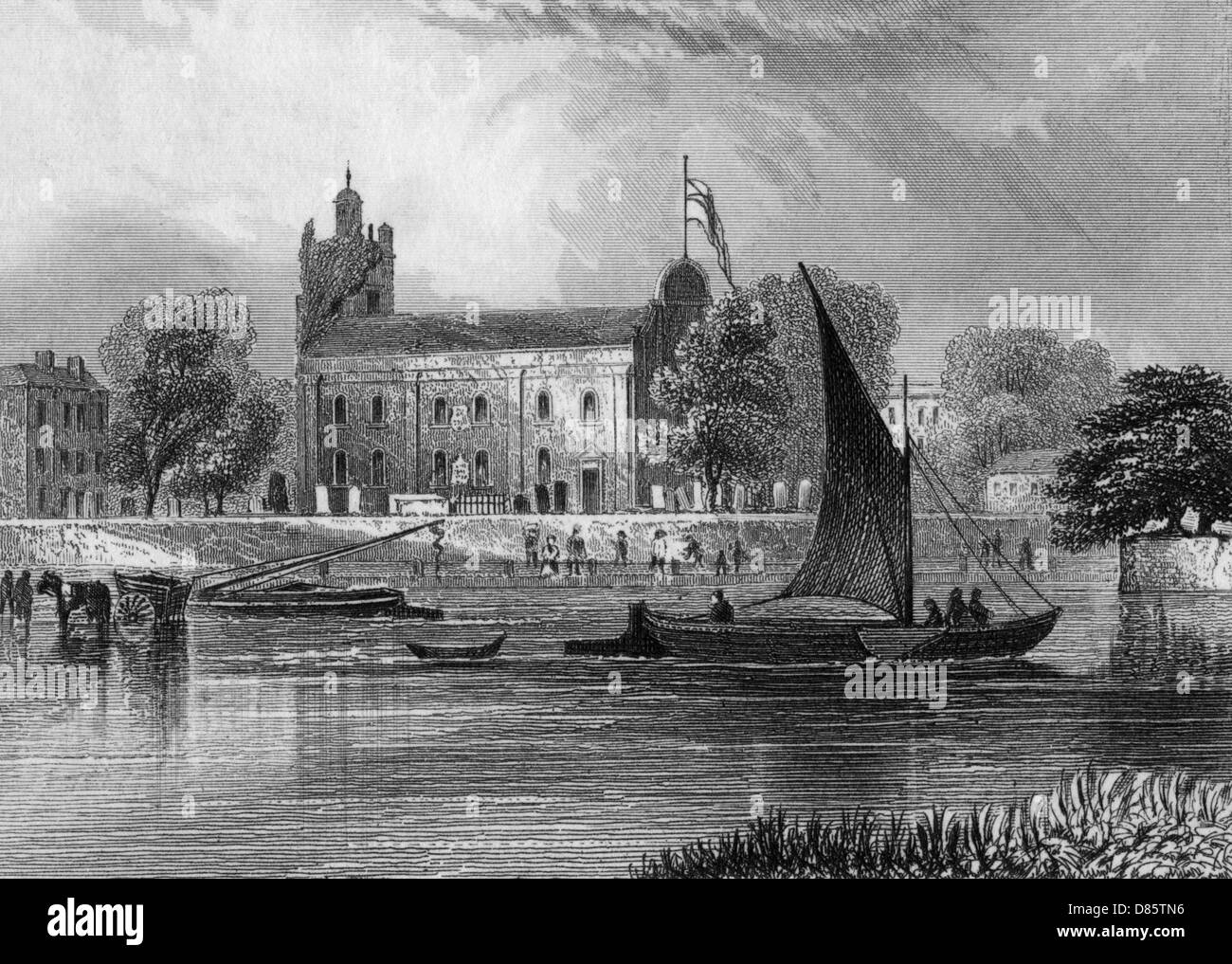 River thames isleworth Black and White Stock Photos & Images - Alamy