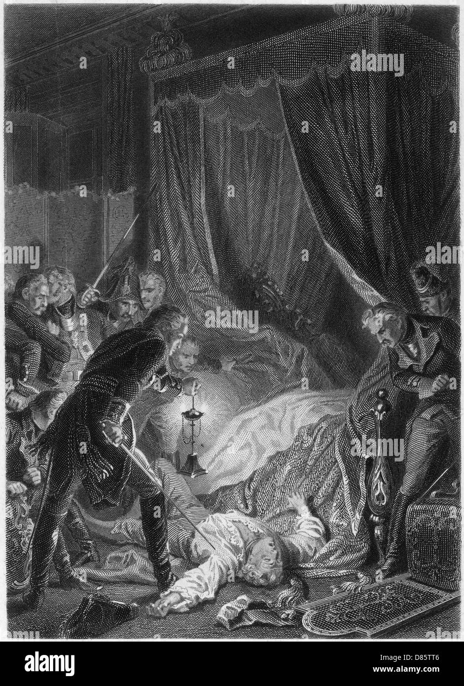 Assassination Of Tsar Paul I Of Russia Stock Photo - Alamy