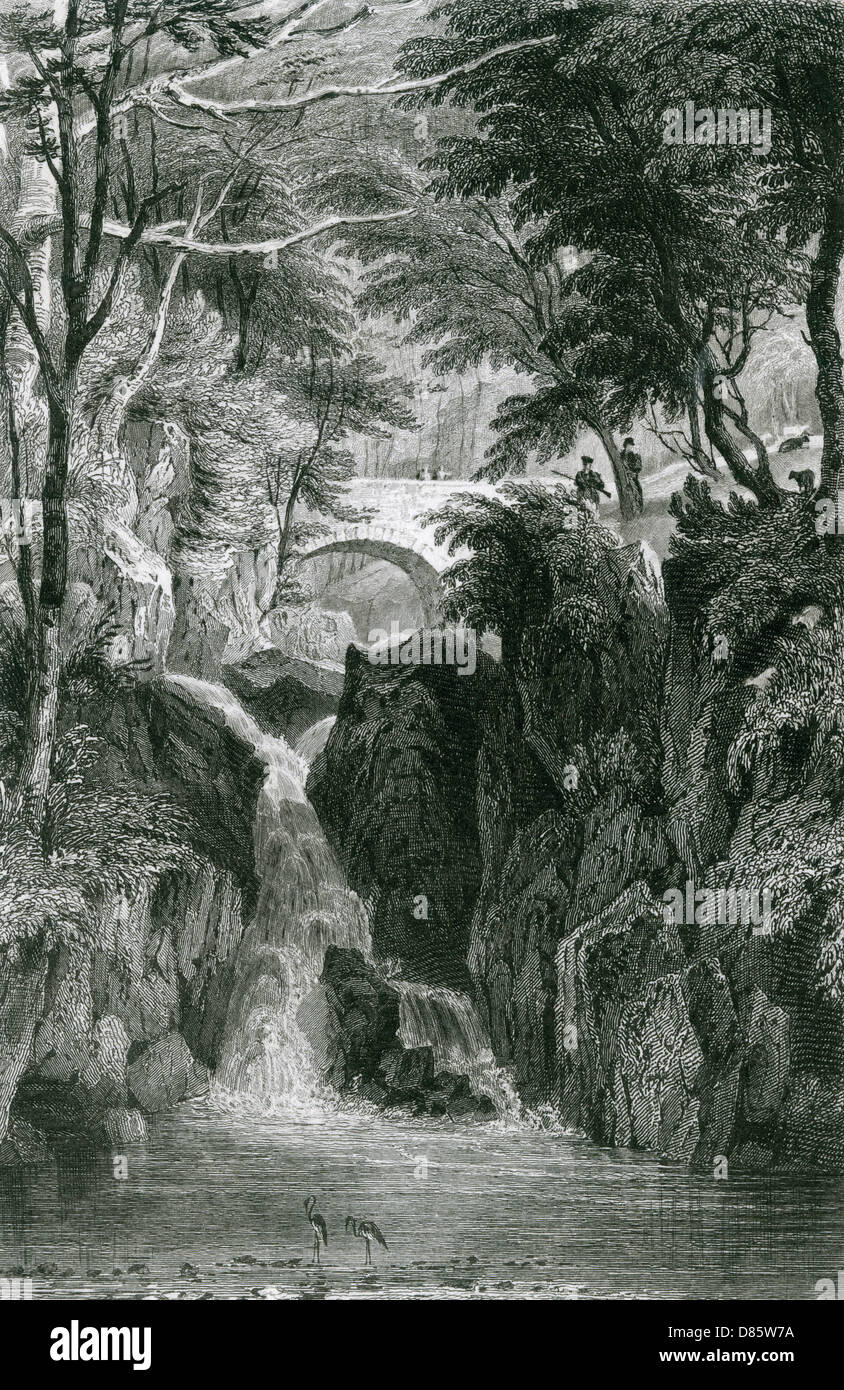 Rydal falls hi-res stock photography and images - Alamy