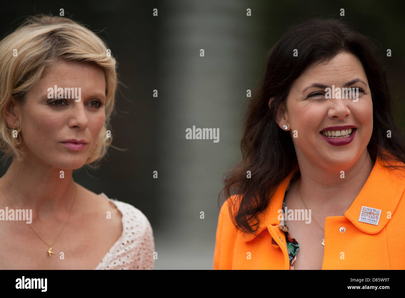 20.5.2013, London, UK. English actress Emilia Fox with TV presenter ...