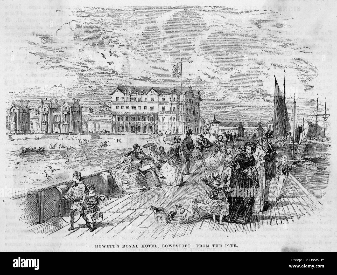 Lowestoft Black and White Stock Photos & Images - Alamy