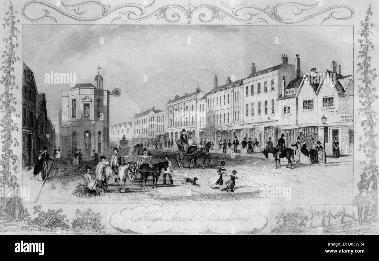 Maidstone Kent High Street High Resolution Stock Photography and Images ...