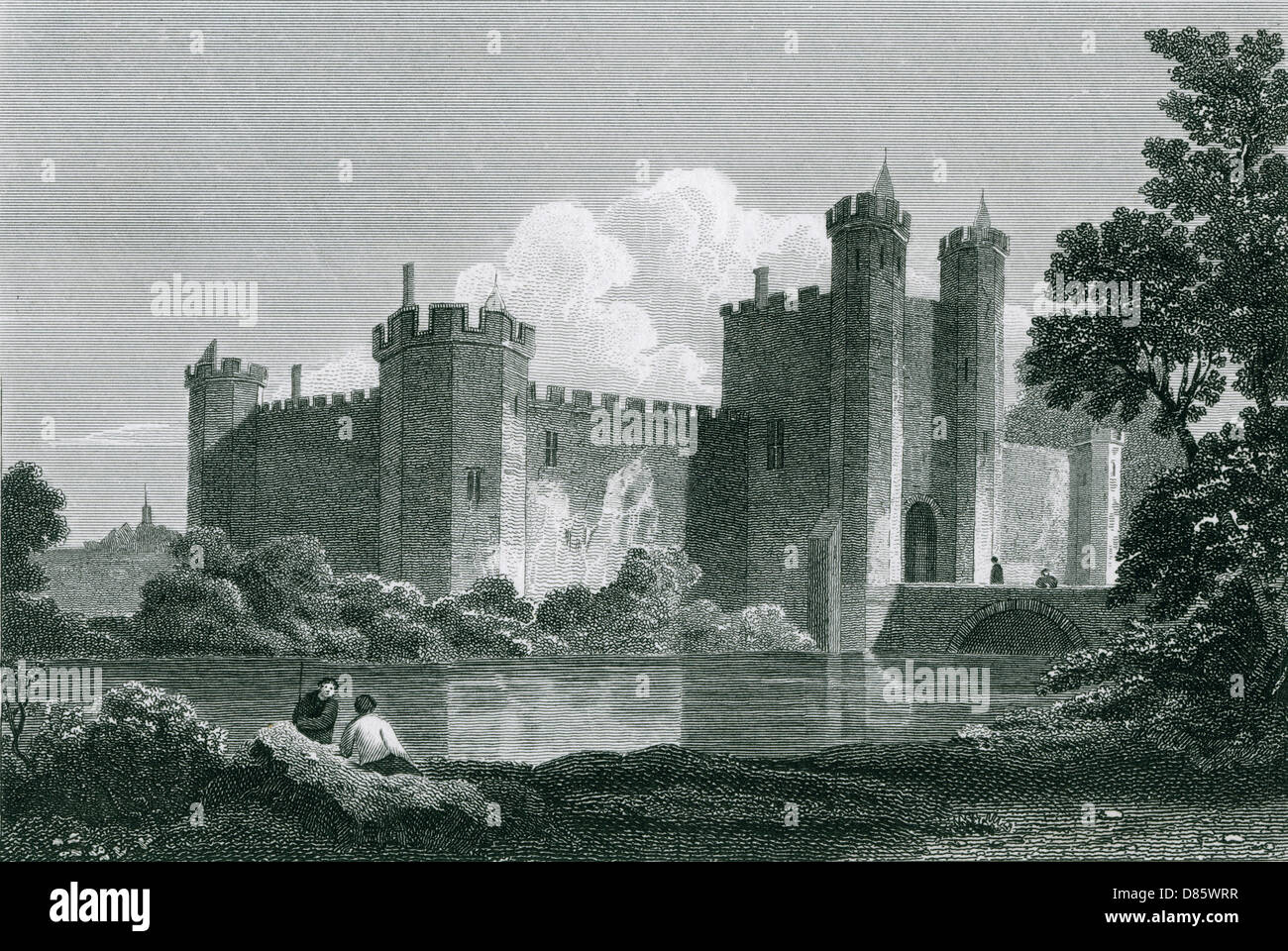 Maxstoke Castle, Warwickshire Stock Photo - Alamy