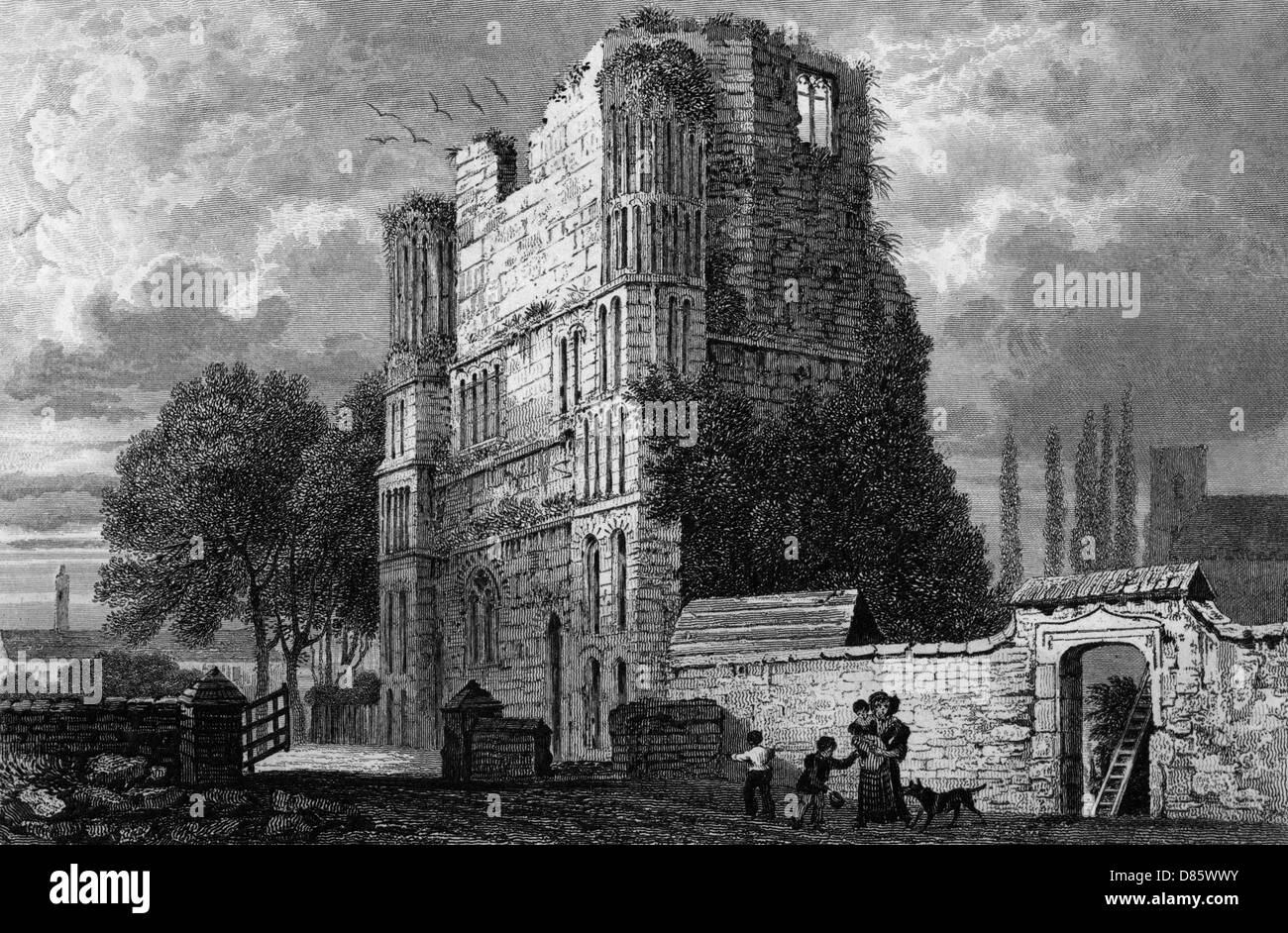 Malling Abbey, Kent Stock Photo - Alamy